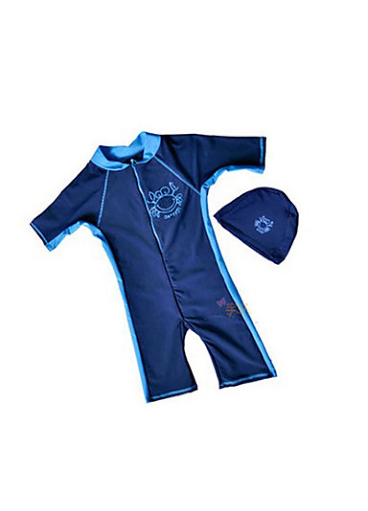 Little girl Lycra/Spandex Swimwear , Summer Short Sleeve
